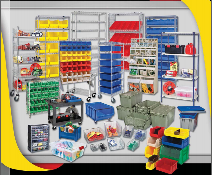 QUANTUM PLASTIC BINS / WIRE SHELVING / CARTS / COMPLETE PLASTIC BIN SY ...